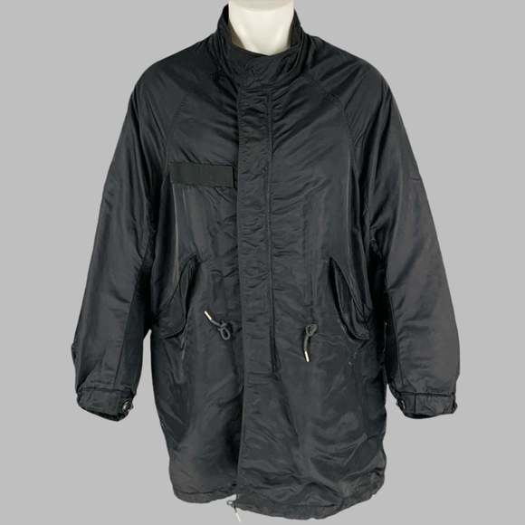 Visvim | Jackets & Coats | Visvim Six Five Fishtail Parka Black Nylon Parka Coat | Poshmark